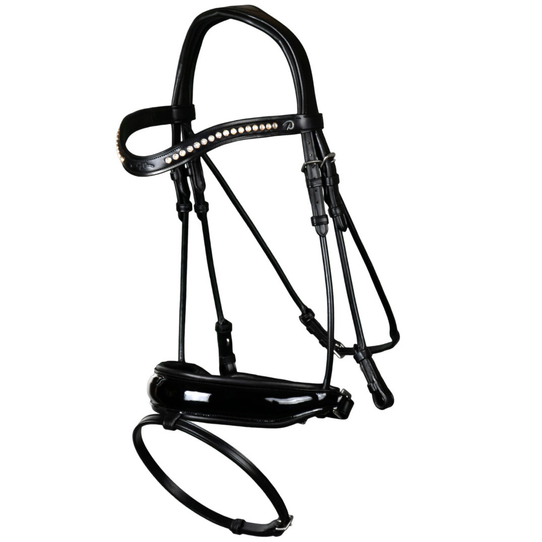 Dyón rundsytt bred lackad pullbacknosgrimma NR - Stigsbergs Gård