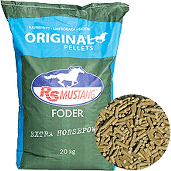 RS Mustang Orginal pellets 20kg - Stigsbergs Gård